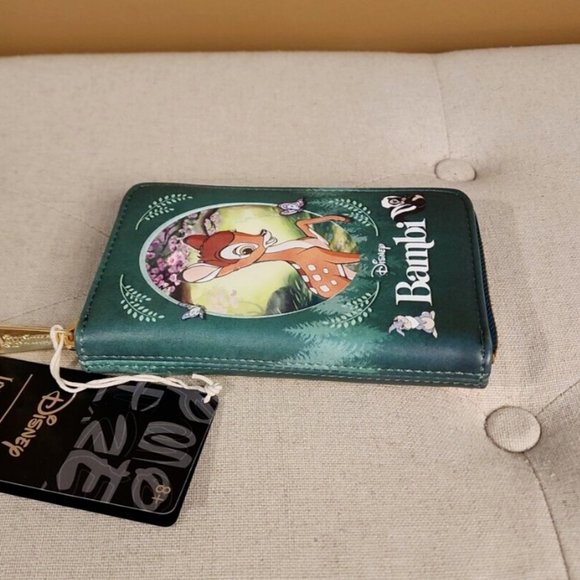 Loungefly | Bags | Loungefly Disney Bambi Classic Story Book Zip Around ...